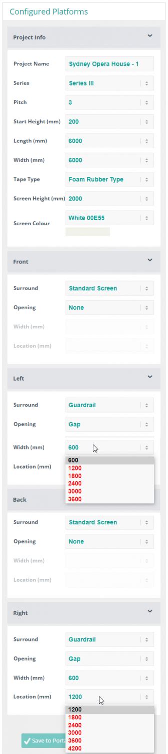 Configurator User Instructions Configured Platforms