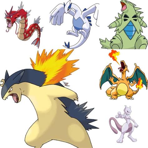 My Favorites Mewtwo Charizard Tyranitar Gyarados Lugia Mewtwo Pokemon Lugia
