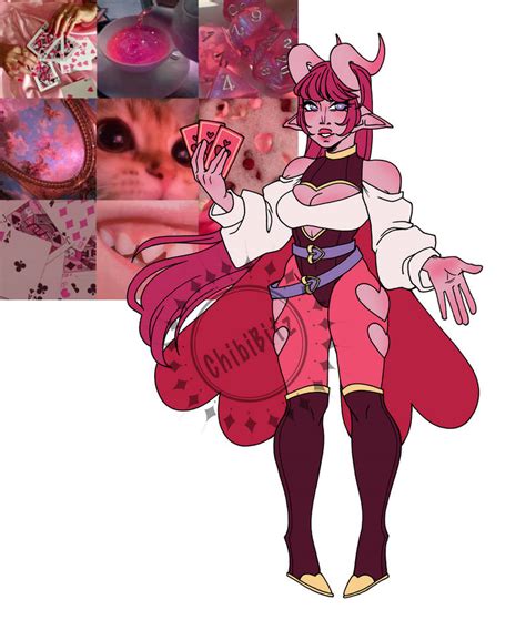 Lovely Tiefling Adopt Open By Chibi Bits On Deviantart