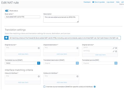 Firewall In Mta Mode Not Sending Out Mails Discussions Sophos