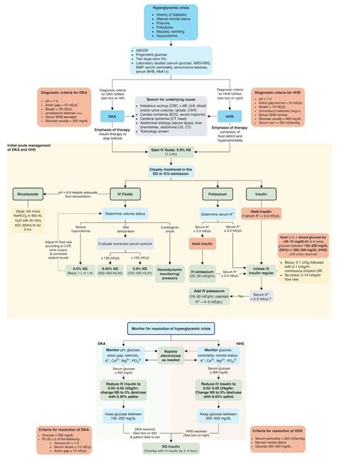 Hyperglycemic Crisis Algorithm For Dkahhs Diagnostic Grepmed