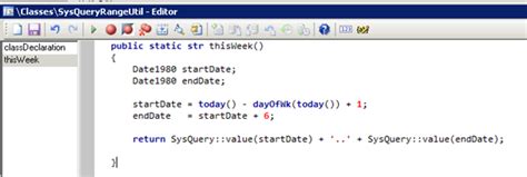How To Use Dynamic Date Ranges In Rolecenter Cues Kurt Hatlevik Dynamics 365 Blog