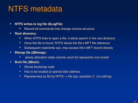 PPT NTFS PowerPoint Presentation Free Download ID