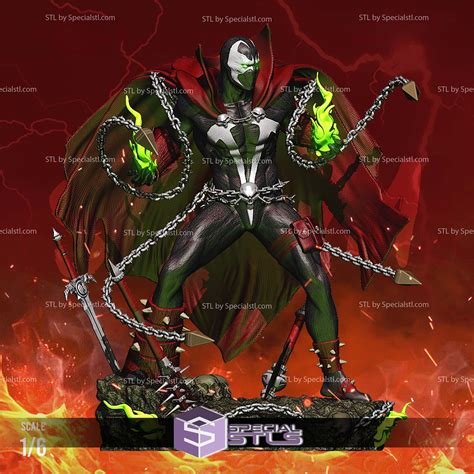 Spawn Fire And Weapon 3d Print Files Specialstl