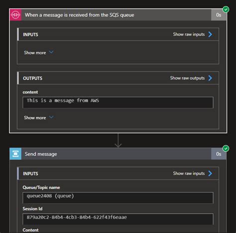 amazon sqs can a logic app aws sqs connector read messages from an