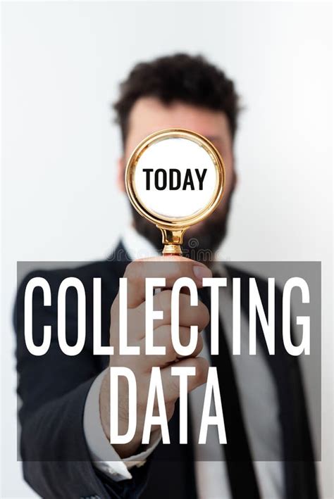 Sign Displaying Collecting Datagathering And Measuring Information On