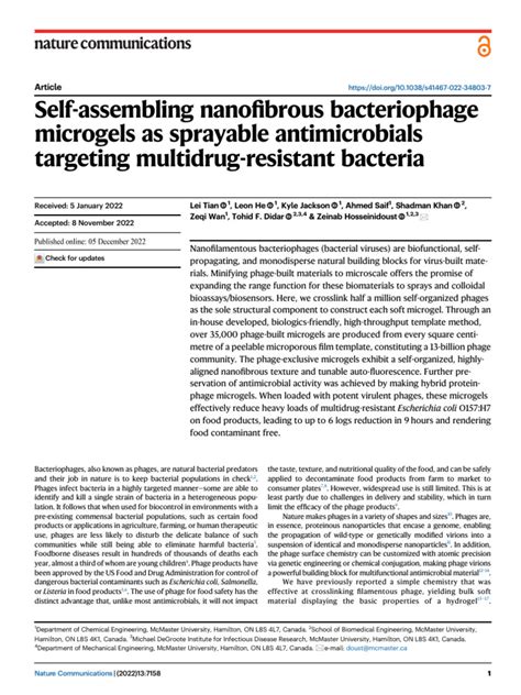 Bacteriophage Gel Spray Pdf Bacteriophage Gel