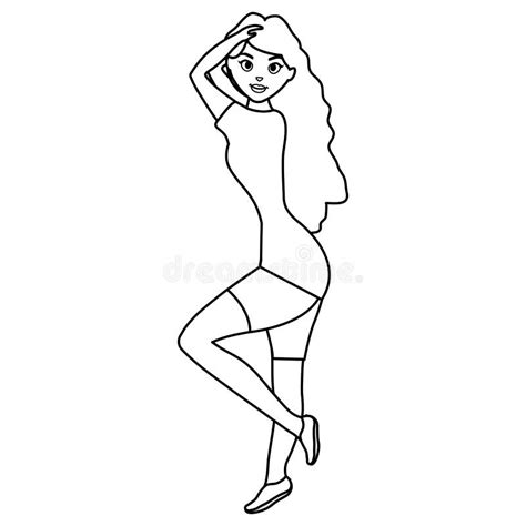 Beautiful And Sensual Woman Character Stock Vector Illustration Of