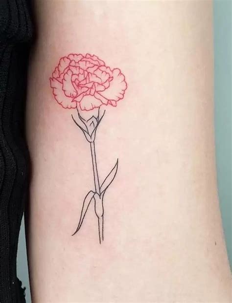 The Meanings Of Carnation Tattoos Explained In Detail Carnation