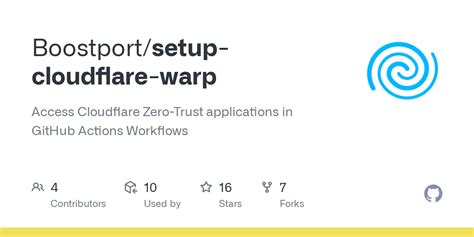 GitHub Boostport Setup Cloudflare Warp Access Cloudflare Zero Trust Applications In GitHub