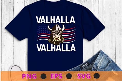 Until Valhalla Viking US Flag Vintage Shirt Til Valhalla T Shirt Design Svg Valhalla Viking US