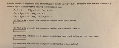 solved a certain system can experience three different types
