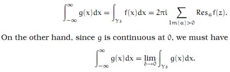 complex analysis 18 integrating across a pole physics reference