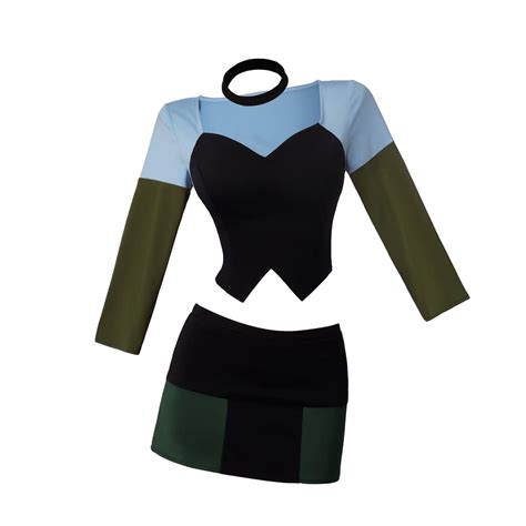 Buy Total Drama Island Gwen Cosplay Costume Crop Top And Mini Skirts