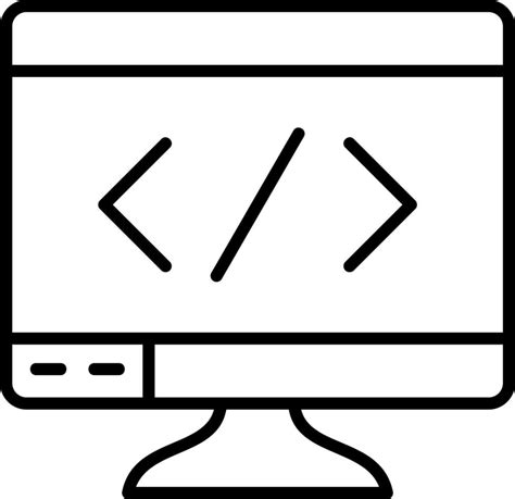 Web Development Vector Icon 20532002 Vector Art At Vecteezy