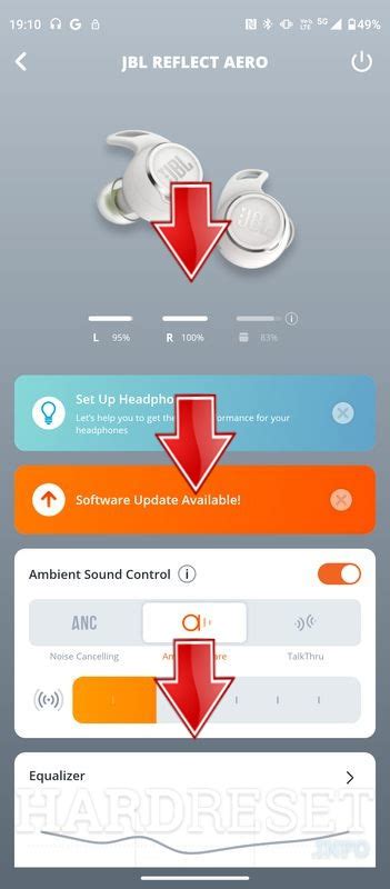 Customize Gestures Jbl Reflect Aero How To Hardreset Info