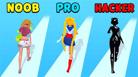 NOOB Vs PRO Vs HACKER Makeover Run YouTube NOOB Vs PRO Vs HACKER Makeover Run YouTube