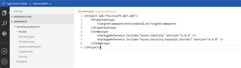 Keyvault And Azure Functions Christian Vierkant