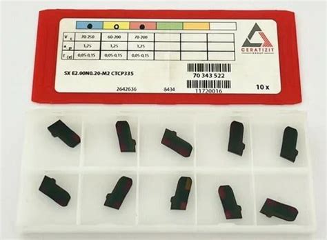 Straight Shank 3mm 4mm Ceratizit Grooving Insert For Cnc Machine