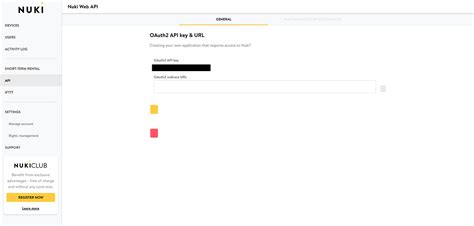 Missing Text On Buttons In Nuki Web API Page Web Nuki Developers