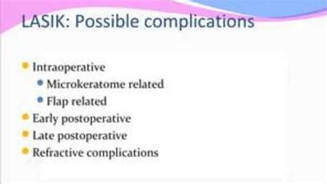 Lasik Surgery Side Effects Understanding