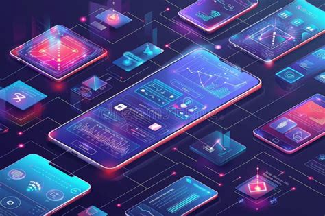 Toolkit UI UX Scene Creator Mobile Application Design Stock Illustration Illustration Of