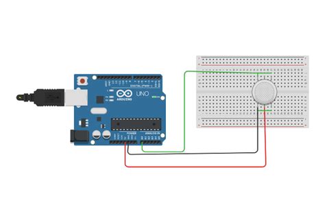 Circuit Design Sensor De Gas Tinkercad
