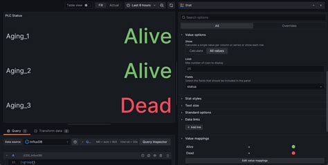 How To Use Status Panel With Flux Query Grafana Grafana Labs Community Forums