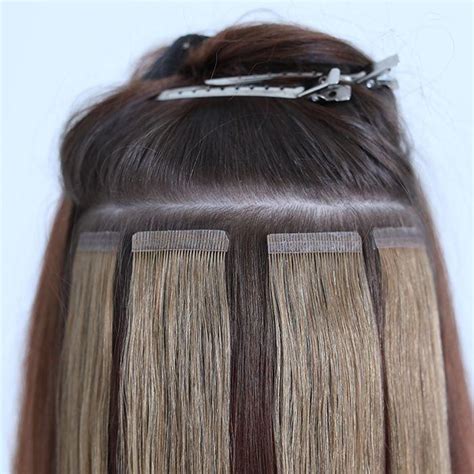 The Ultimate Guide To Tape In Hair Extensions Canada Hair Blog