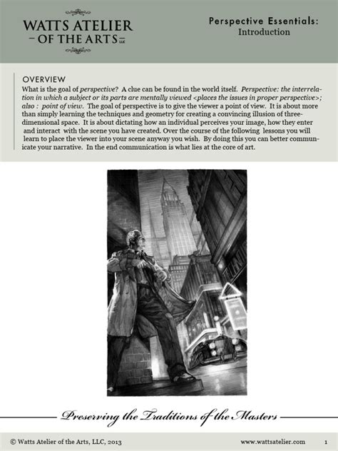 1 Perspective Essentials Introduction Workbook Pdf Perspective Graphical Geometry