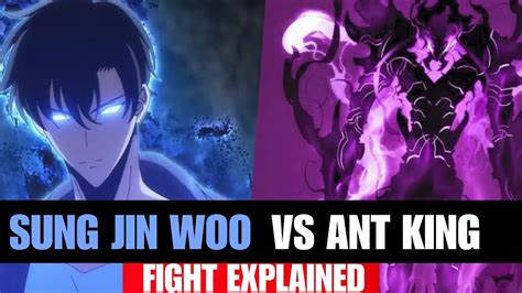 Sung Jin Woo Vs Ant King Who Wins Solo Leveling Season 2 Episode 12