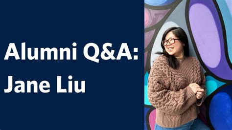 Alumni Qanda With Jane Liu Ubc Department Of Psychology