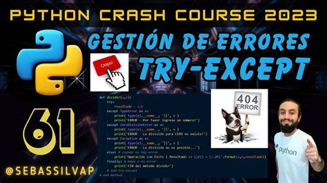 6️⃣1️⃣ Gestión De Errores En Python Try Except Exception Else