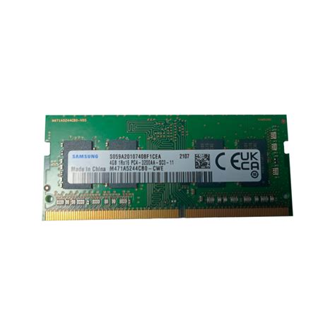 Ram Samsung Ddr4 4gb 3200 W01715 Distribuidor Mayorista De Laptops