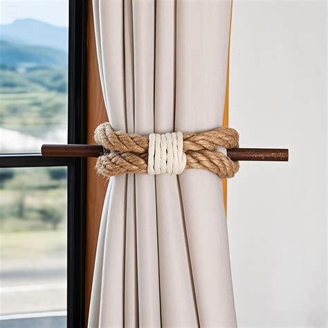 Jelutric Curtain Tiebacks Farmhouse Holdbacksnautical Boho