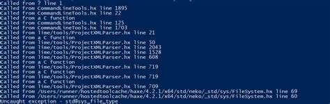 Compiling The Game Error Uncaught Exception · Issue 10287