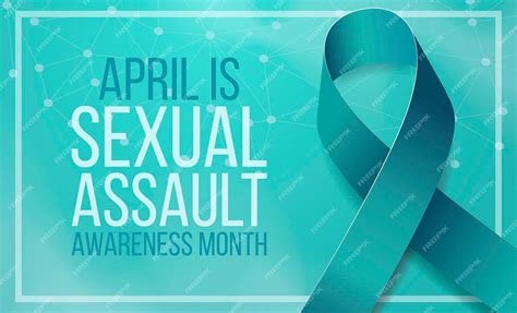 Premium Vector Sexual Assault Awareness Month Concept Banner Template
