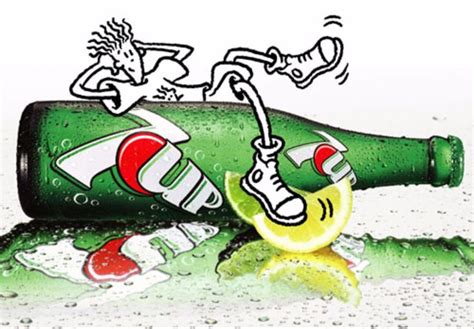 Fido Dido 7up Drawing 7up Bottle 1979 Funny Soda Ads