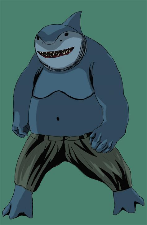 King Shark Dc Comics By Brokenfiendart On Deviantart
