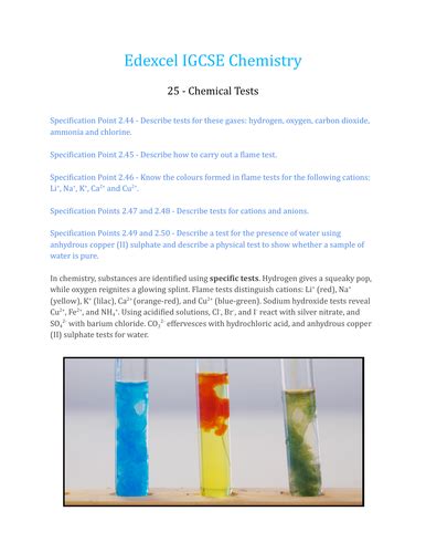 Edexcel Igcse Chemistry Worksheets Chapter 5 Acids Bases And Salts Teaching Resources