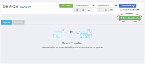 Device Transfer Process Payrange Support