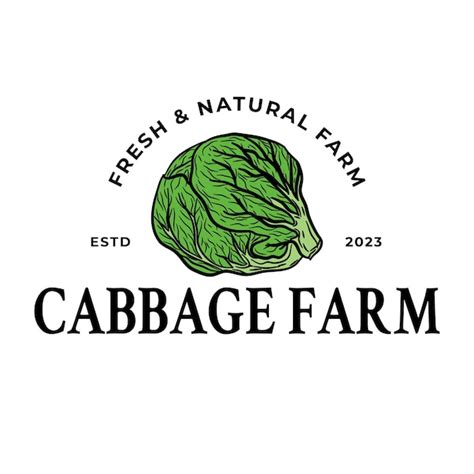 Premium Vector Cabbage Logo