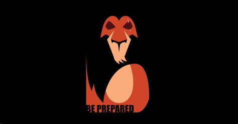 Scar Minimalist Be Prepared Scar T Shirt Teepublic