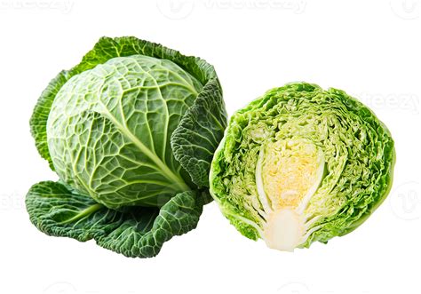 Cabbage And Cabbage Leaf 50343787 Png