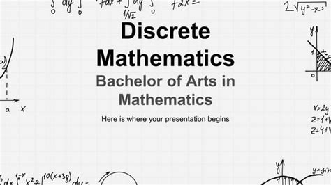 Discrete Mathematics Bachelor Of Arts In Mathematics Pptx