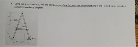 solved 3 using the 5 step method find the components of