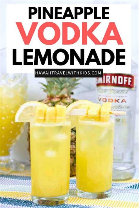 How To Make A Pineapple Vodka Lemonade Cocktail
