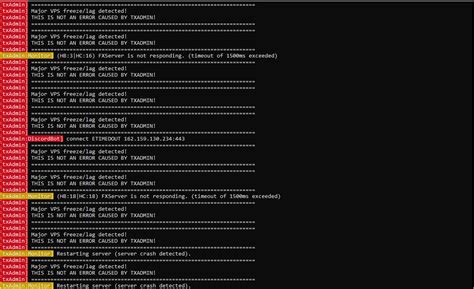 txadmin errors server discussion cfx re community