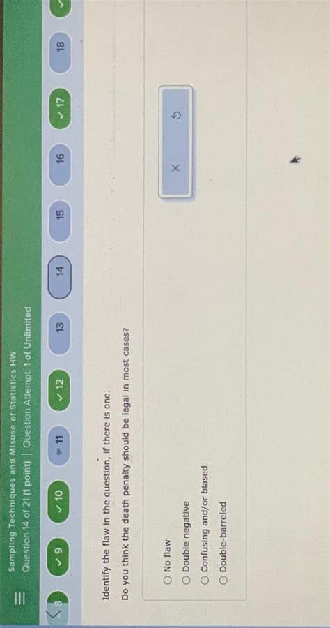 Solved Identify The Flaw In The Question If There Is One
