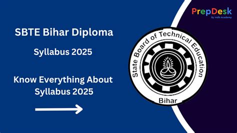 Sbte Bihar Diploma Syllabus 2025 Sem 1 To 6 Pdf Download And Detailed